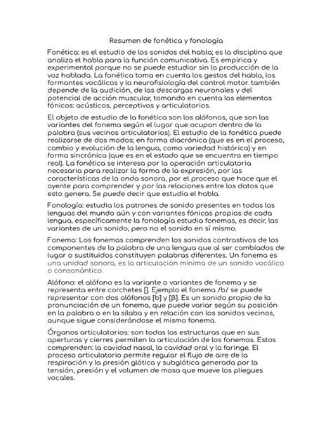 Final De Fonetica Descargar Gratis Pdf Vocal Fonética