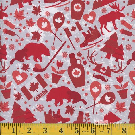 Cotton 100 45 Mk O Canada Canadian Icons Mook Fabrics