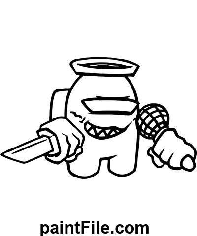 Tueur funkin du vendredi soir Coloriages gratuits à imprimer