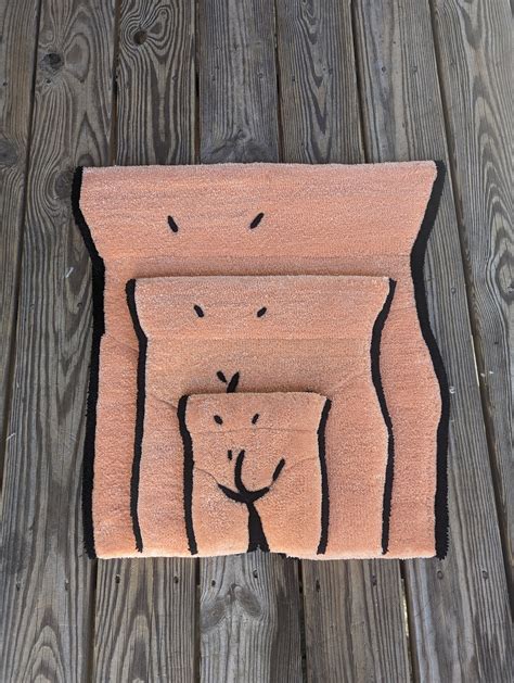Made To Order King Of The Hill Hank Hill Inspired Butt Tuft Rug