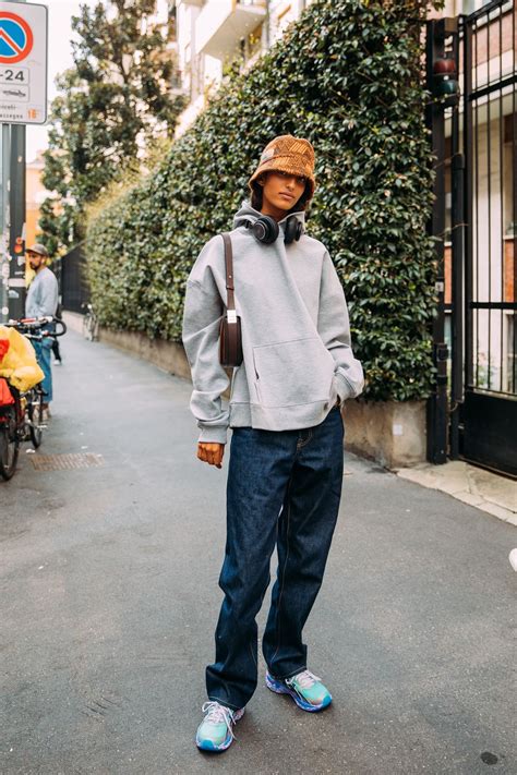 How To Wear Baggy Jeans Like The Street Style Set British Vogue