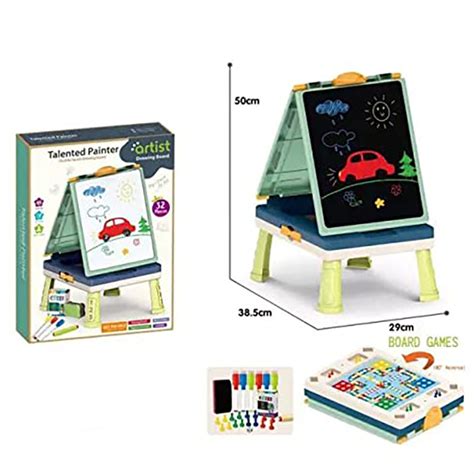 خرید تخته نقاشی کودک دو طرفه و صفحه بازی در رنگبندی مختلف کلیک کنید