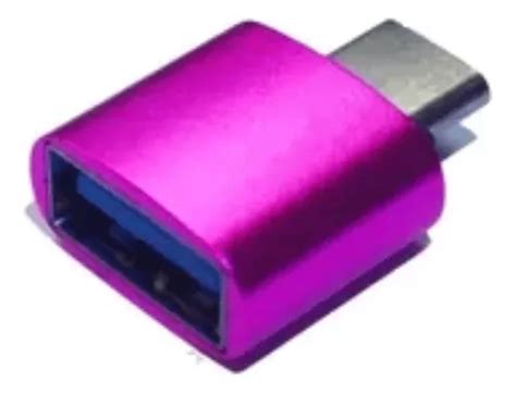 Adaptador Conector Otg Usb 30 Para Usb Tipo C 30 Android Cor Rosa