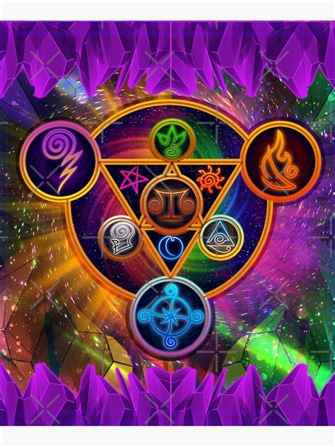 Wizard101 The Spiral Schools Poster For Sale By Bludragoarts