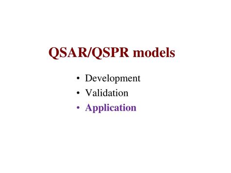 Ppt Quantitative Structure Activity Relationships Quantitative Structure Property