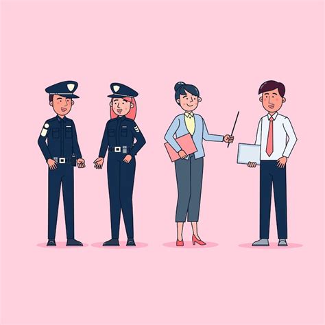 한국경찰 이미지 Freepik에서 무료 다운로드