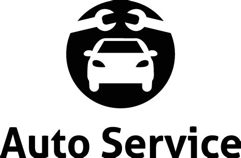 Car Repair Black Logo In Png Svg Vector Format Free Download