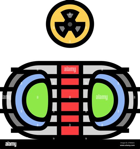 Fusion Experiment Nuclear Energy Color Icon Vector Illustration Stock Vector Image And Art Alamy