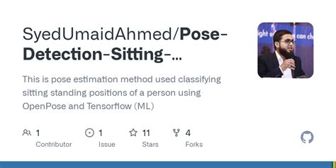 Github Syedumaidahmed Pose Detection Sitting Standing This Is Pose Estimation Method Used