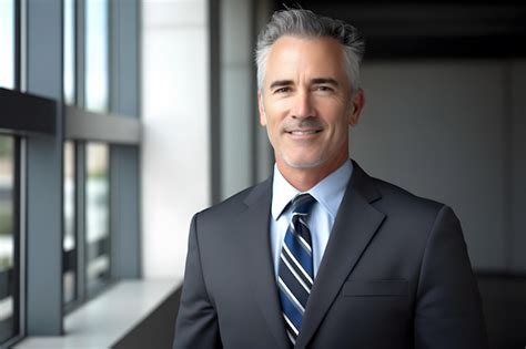 Premium Ai Image Arafed Man In A Suit And Tie Standing In Front Of A