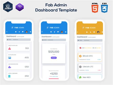 Fab Responsive Admin Dashboard Template Web App By Dipesh Patel 🚀 On