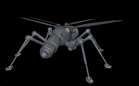 Robotic Bug 3d Model 2 C4d Dxf Obj 3ds Free3d