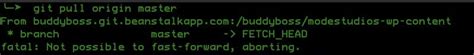 Fix Fatal Not Possible To Fast Forward Aborting Rgit