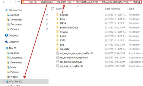 Personal Technology Expanding To Open Folder Working With Windows SQL Authority With