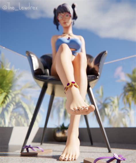 rule 34 1girls 3d alternate version available barefoot blender blurry