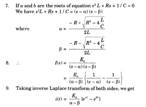 Unit4 Laplace Transform In Network Analysis And Synthesis Btech Aktu Bachelor Exam