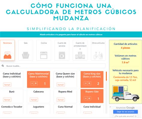 Cómo Funciona Una Calculadora De Metros Cúbicos Mudanza Todo Sobre