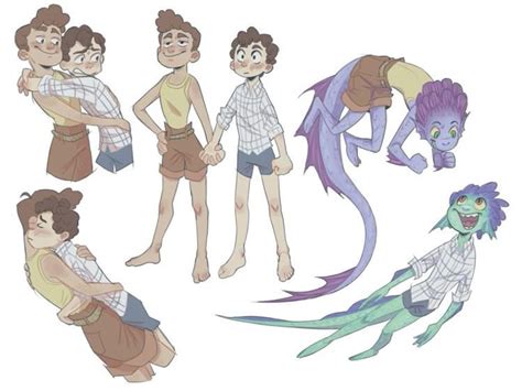 Pin By Bluedragon On Luca In Disney Fan Art Gay Disney Disney Art