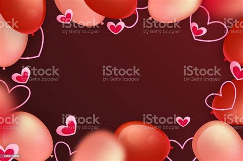 현실적인 발렌타인 데이 배경 디자인 벡터 일러스트 디자인 벡터 일러스트 레이션 벡터 일러스트레이션 2월에 대한 스톡 벡터 아트 및 기타 이미지 Istock