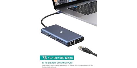 Tiergrade Usb C Hub Multiport Adapter Blue