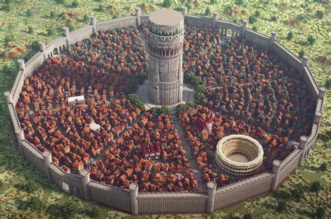 Check Out This Massive City Made By Minecraft Professionals Pc Gamer