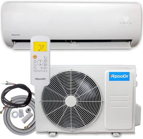 ApooDr BTU Mini Split Air Conditioner Ductless Inverter System SEER With Heat Pump