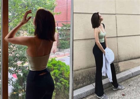 싱글맘 한그루92년 밀착 패션 자신 있을 만출산 후 163cm 42㎏ 복귀한 몸매