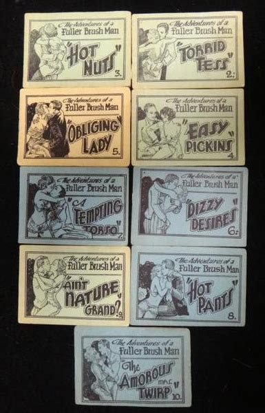 Nine Vintage Erotic Tijuana Bibles Or Eight Pagers