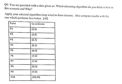 solved q5 you are provided with a data given as which