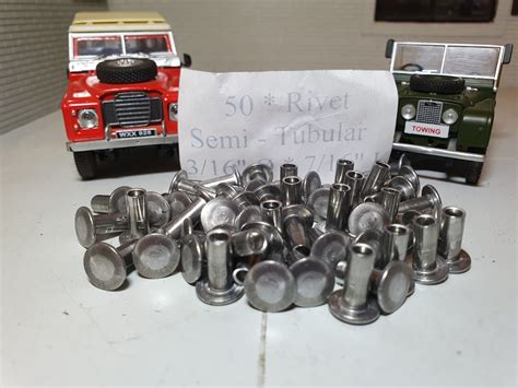 Aluminium Semi Tubular Truss Head Rivets 316 Diameter Choice Of Len