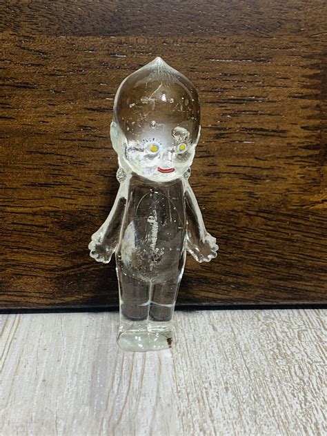 Solid Glass Clear Kewpie Doll Etsy