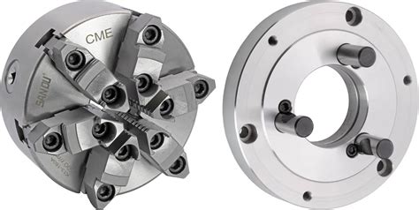 Cme 6 6 Jaw Self Centering Scroll Lathe Chuck With D1 4 Camlock