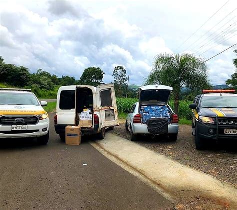 Motorista é Preso E Outro Foge Em Abordagem De Contrabando De Cigarros