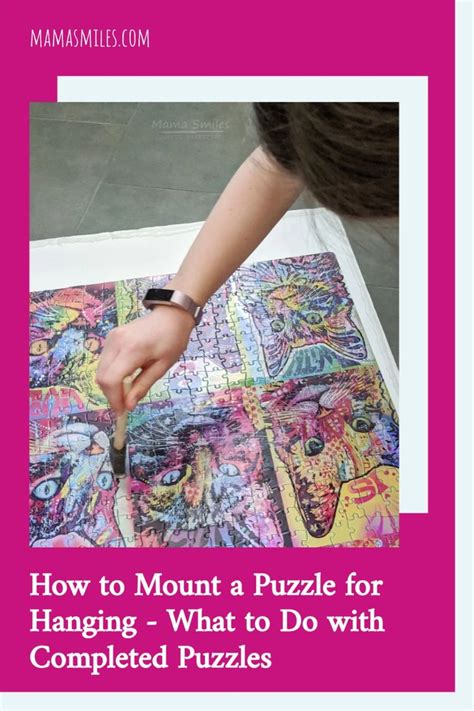 How To Mount A Puzzle For Hanging What To Do With Completed Puzzles