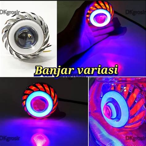 Jual Lampu Led Projie Motor Tornado Double Ae De Lampu Depan Led Projie Mini Lampu Utama Projie
