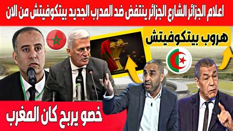 اعلام شنقريحة حنا جواكر اخص المدرب الجديد بيتكوفيتش يربح كأس إفريقيا