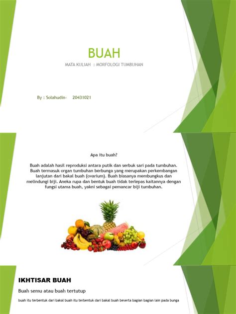 Buah Ppt Pdf