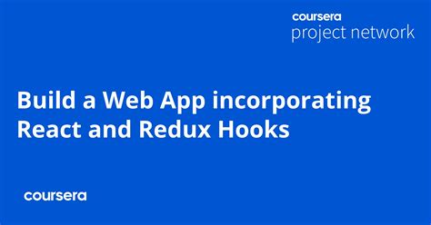 Build A Web App Incorporating React And Redux Hooks Coursya