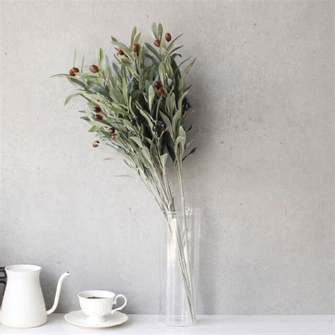 올리브 열매 가지 조화 감도 깊은 취향 셀렉트샵 29cm