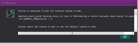 Chamber Temperature Variable Doesnt Work Anymore · Issue 1895 · Softfever Orcaslicer · Github