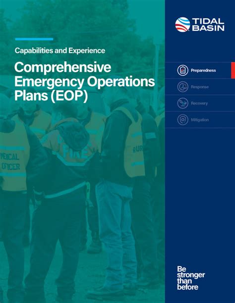 Comprehensive Emergency Operations Plans Eop Tidal Basin Group