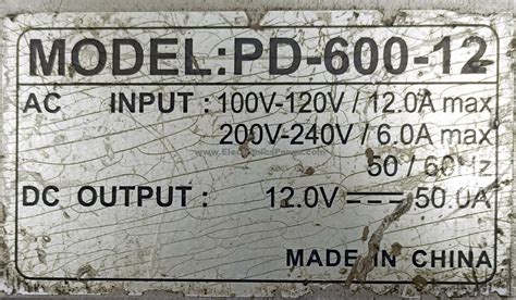 Pd V A Single Output Ac To Dc Switching Power Supply P
