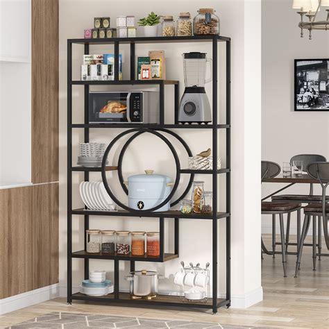 72 Bookcase Bookshelf 7 Tier Tall Etagere Bookcases Book Shelves