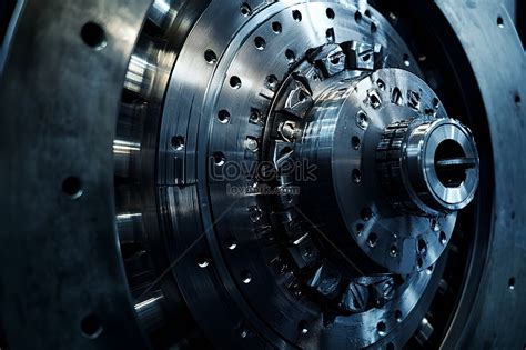 산업 워크샵에 표시되는 정밀 기계 구성 요소