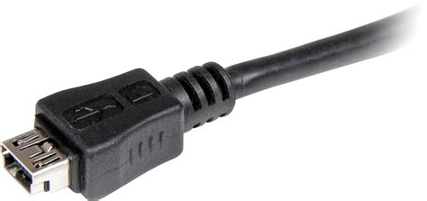 St Uusbmusbmf6 Usb 2 0 Cable Micro B Plug To Mini B Socket 15 Cm At