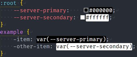 Visual Studio Code Declaring Multiple Custom Css Properties In Root