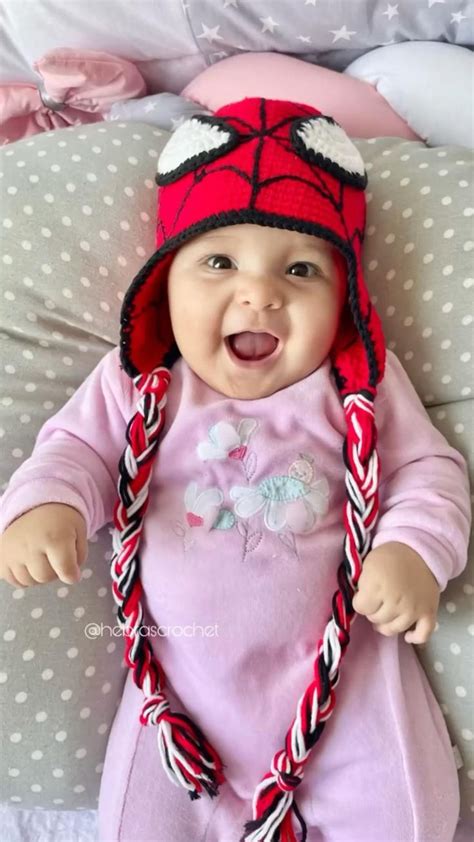 Gorro De Spiderman Tejido A Crochet En 2023 Gorros Tejidos Crochet