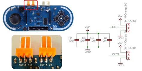 Scheda Arduino Esplora Test Porte Out