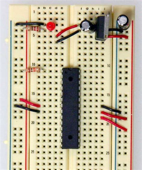 Building An Arduino On A Breadboard Arduino Documentation