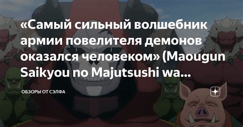 «Самый сильный волшебник армии повелителя демонов оказался человеком Maougun Saikyou No